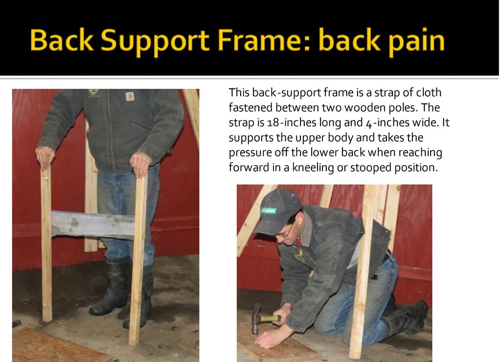 Kneeler Chest Support - Appropriate Technology - ECHOcommunity Conversations